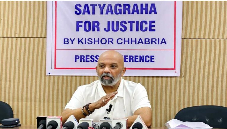 Pune: Kishor Chhabria Renews Satyagraha Movement for Justice in Rs 90 ...