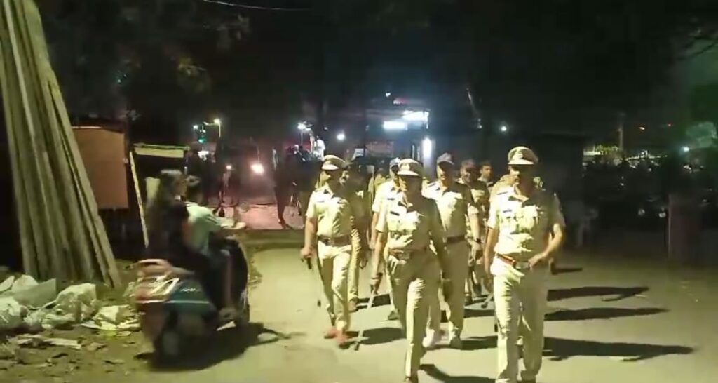 Pune Police's Night Patrol and Route March of Ram Temple Inauguration ...