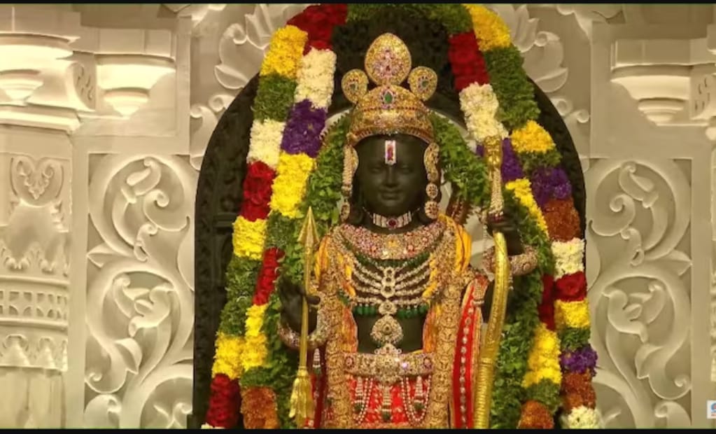 First Glimpse of Ram Lalla at Ayodhya Temple - Punekar News