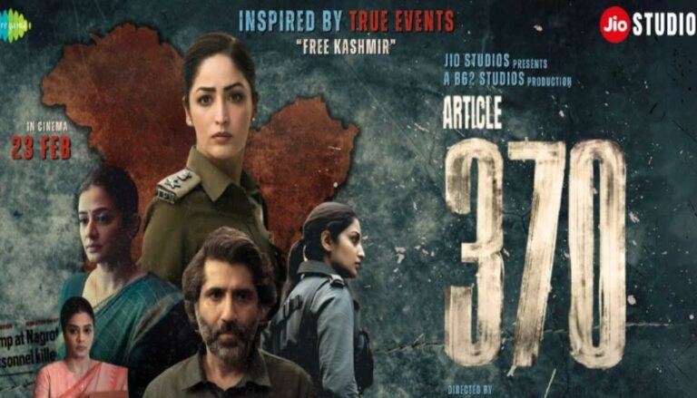 New Film "Article 370" Promises Gripping Political Drama, Courtesy of ...