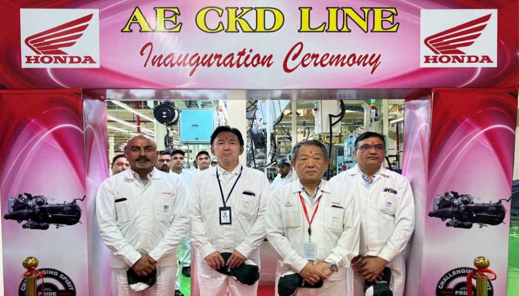 Manesar: Honda Motorcycle And Scooter India Inaugurates new CKD Engine ...