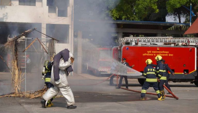 Pune Fire Brigade Honors National Fire Service Week, Commemorates Brave ...