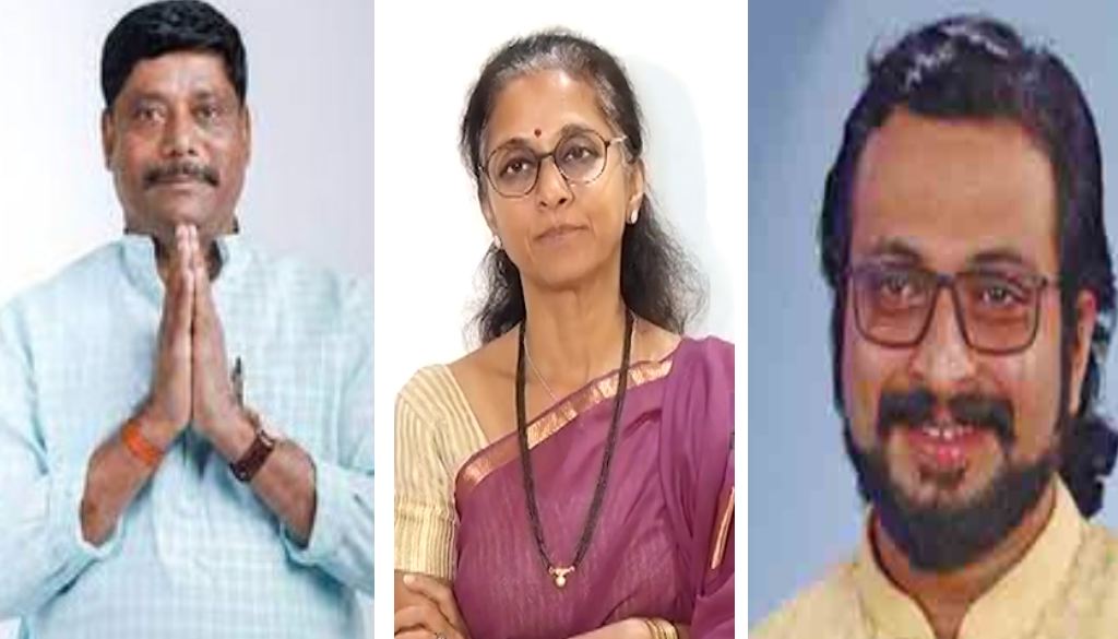 Pune: Supriya Sule, Dr Amol Kolhe, and Ravindra Dhangekar are to Submit ...