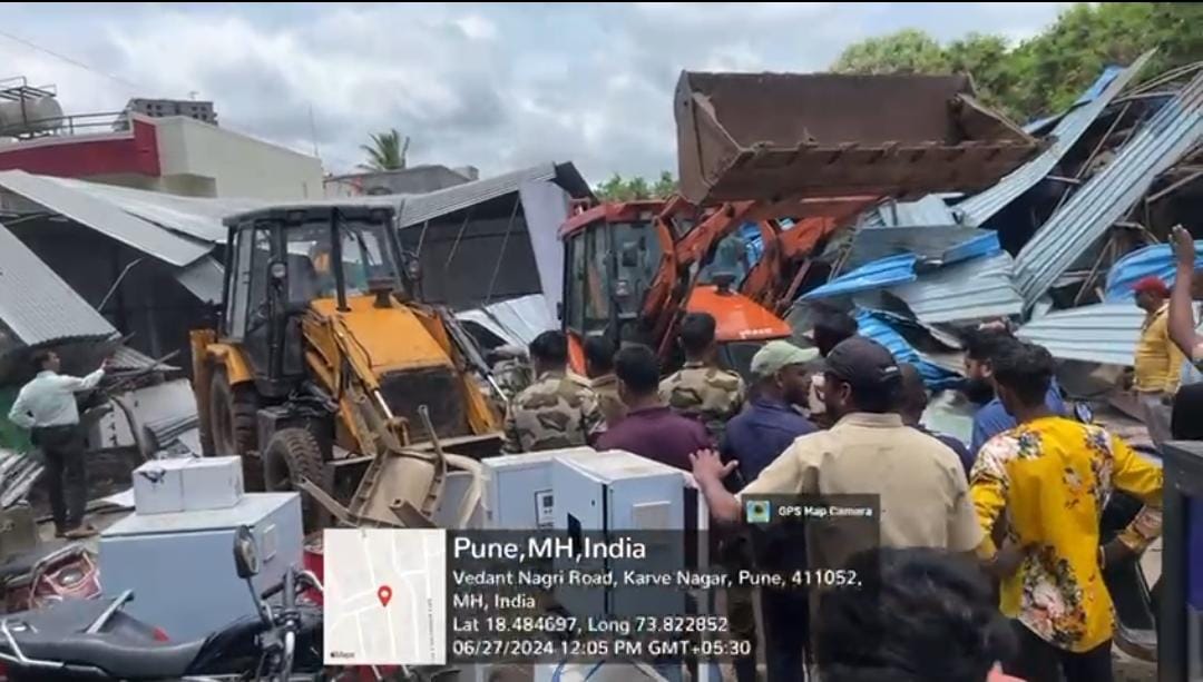 Pune: After High Court Order, PMC Launches Demolition Drive Against ...