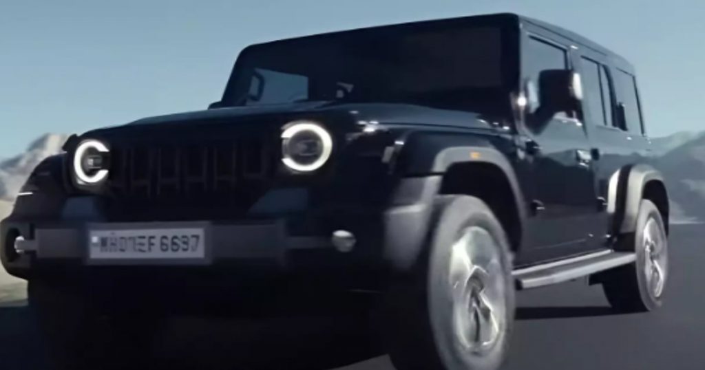 Mahindra Thar Roxx To Debut With Dual-Tone Interior Details Revealed ...