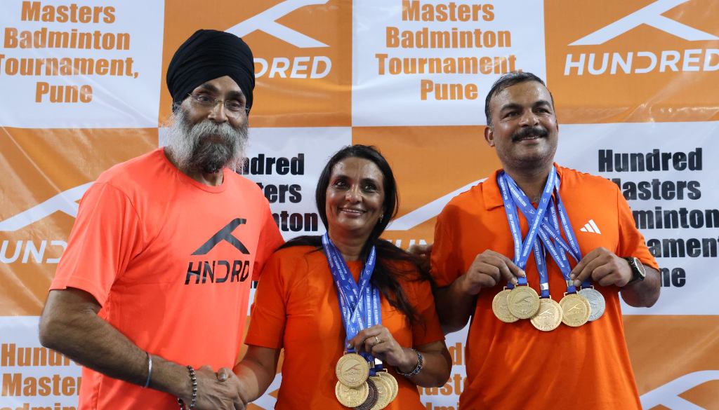 Final Results: Hundred Masters Badminton Tournament 2024 - Punekar News