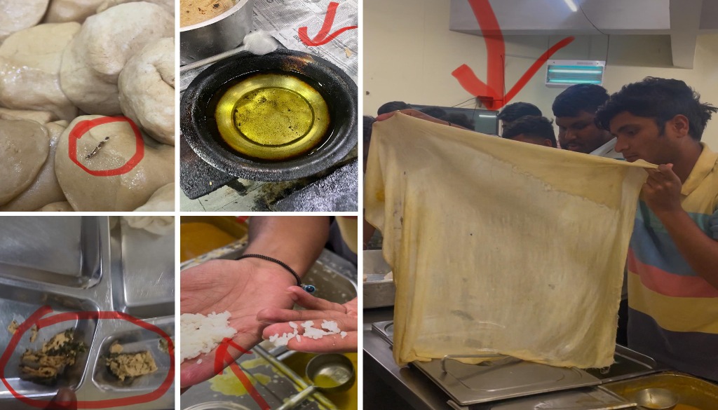 Pune: Students Protest as Insects, Larvae Found in SPPU Hostel Mess ...