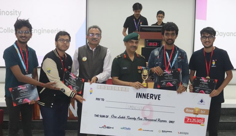 AIT Pune’s Innerve 9.0 Crowns Team Luminosity as Hackathon Winners - Punekar News