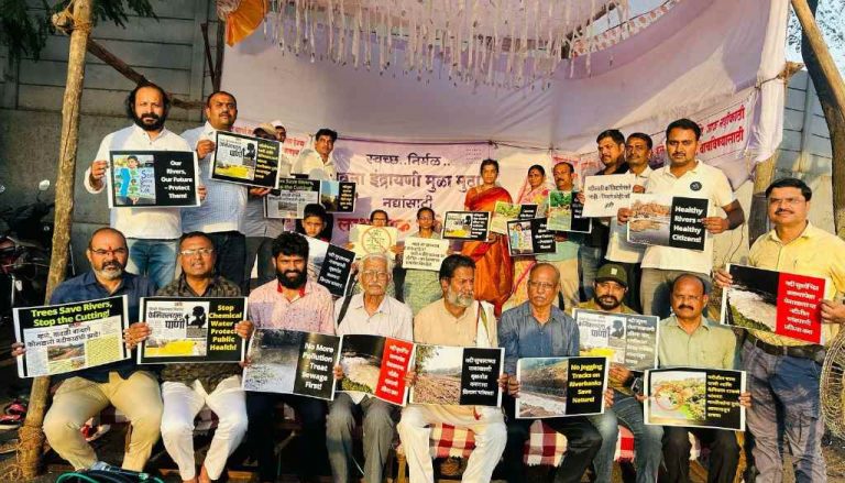 Pune: Pimpri-Chinchwad Citizens Stage Symbolic Hunger Strike Against Riverfront Development ...