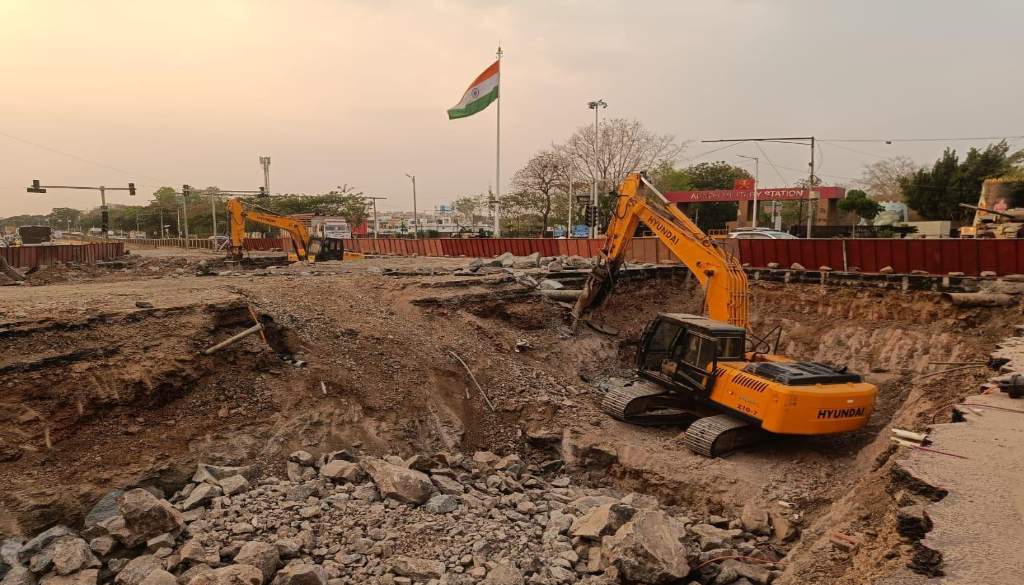 PCMC: Rakshak Chowk Subway Nears Completion, Promises Signal-Free ...