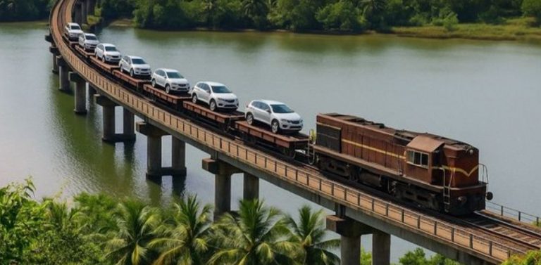 Drive Onto A Train: KRCL Plans Car-Carrying Rail Service On Mumbai-Goa ...