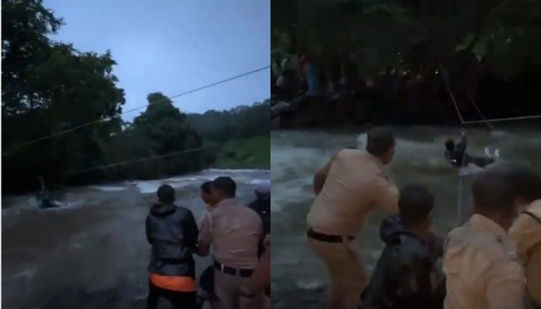 Pune: 300 Trekkers Rescued After Sudden Flooding in Malshej Ghat's Kalu ...