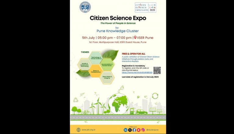 Pune To Host International Citizen Science Conclave At IISER On July 5 ...