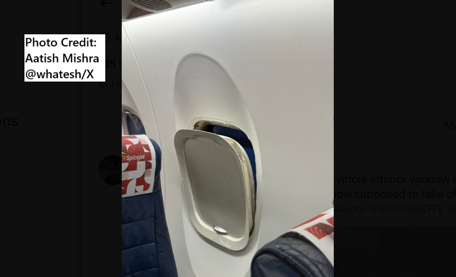 SpiceJet Flight from Goa to Pune Faces Mid-Air Scare as Window Panel ...