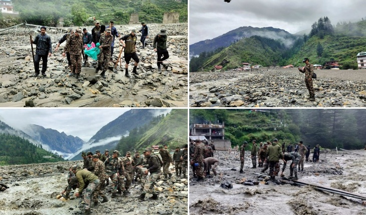 Indian Army Steps Up Rescue Operations in Cloudburst-Hit Dharali ...