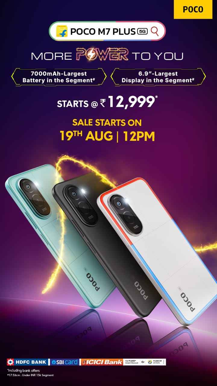 Poco M7 Plus 5G Debuts in India Featuring 6.9-Inch Display, 7,000mAh Battery - Punekar News