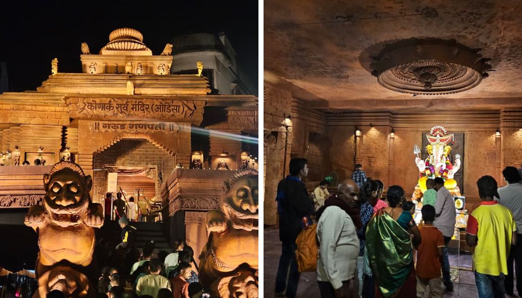 Garud Ganpati Mandal Recreates Konark Sun Temple in Pune - Punekar News