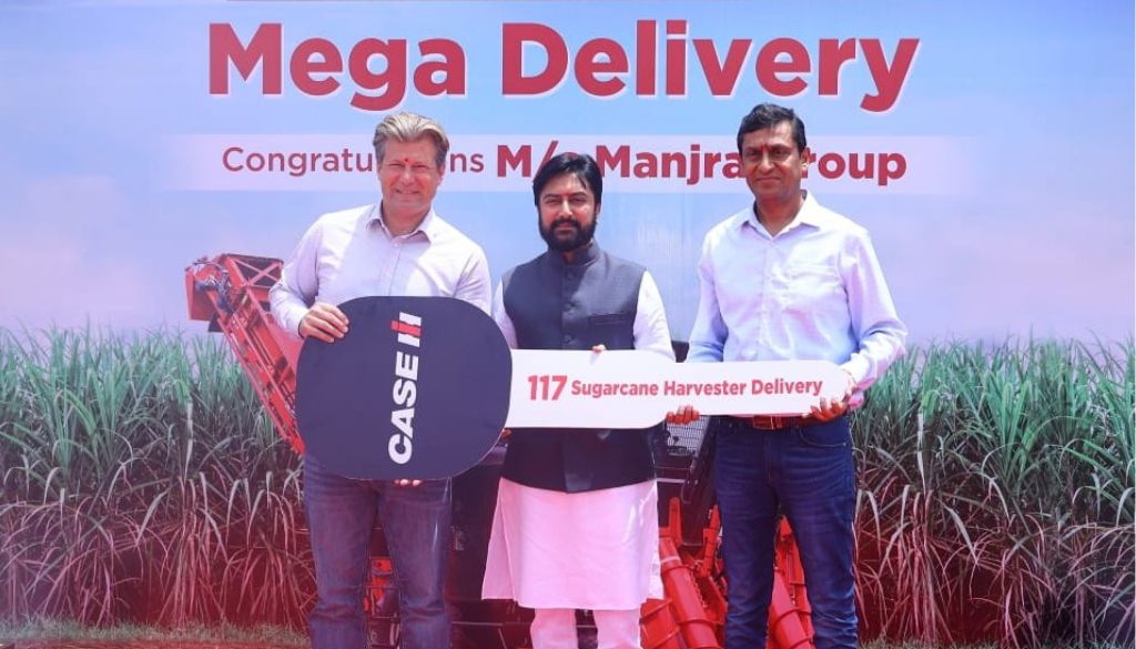 Pune: CNH makes its biggest delivery of 117 Case IH Sugarcane ...