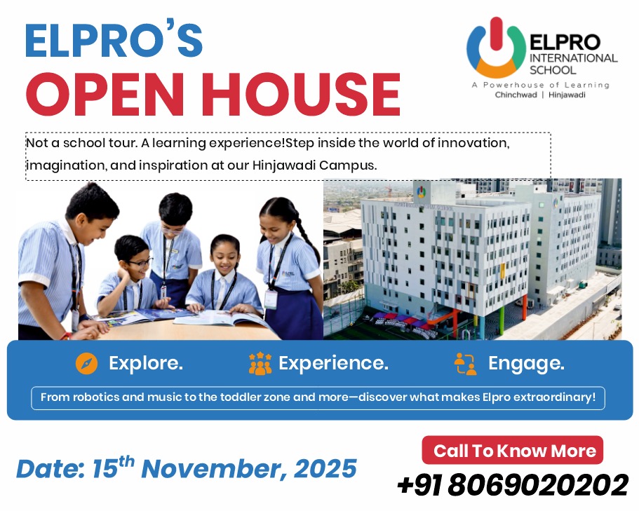 Pune: Elpro International School to Host Admissions Open House on ...