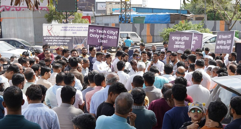 Pune: Mahalunge Residents Protest Against 10-Year Delay in Hi-Tech City ...
