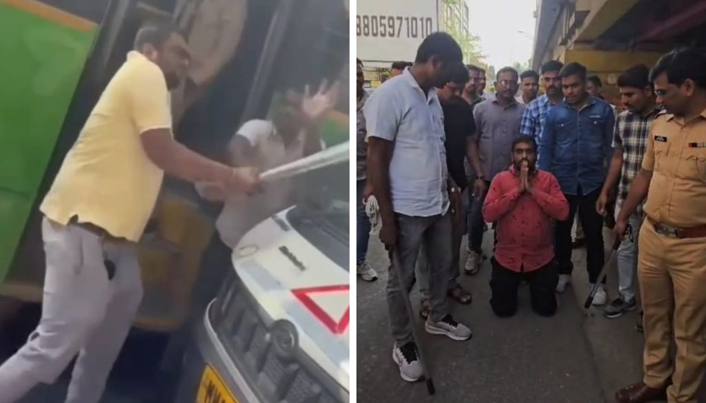 Pune: School Bus Driver Arrested for Assaulting Tempo Driver Near ...