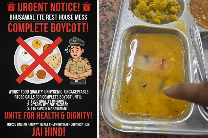 Bhusaval: 350 Railway TTEs Boycott Mess Food Over Poor Hygiene, Demand ...