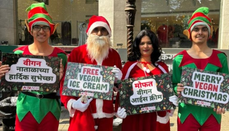 PETA India Promotes Cruelty-Free Holidays with Free Vegan Ice Cream in ...