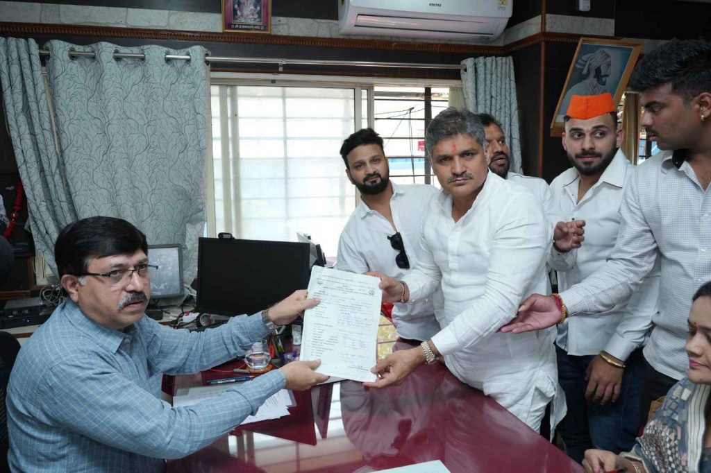 Rahul Kalate Files BJP Nomination from Ward 25 for PCMC Elections 2026 ...