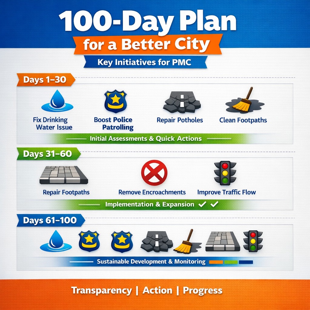 PMC Elections: Wagholi Candidates from NCP Outline 100-Day Governance ...