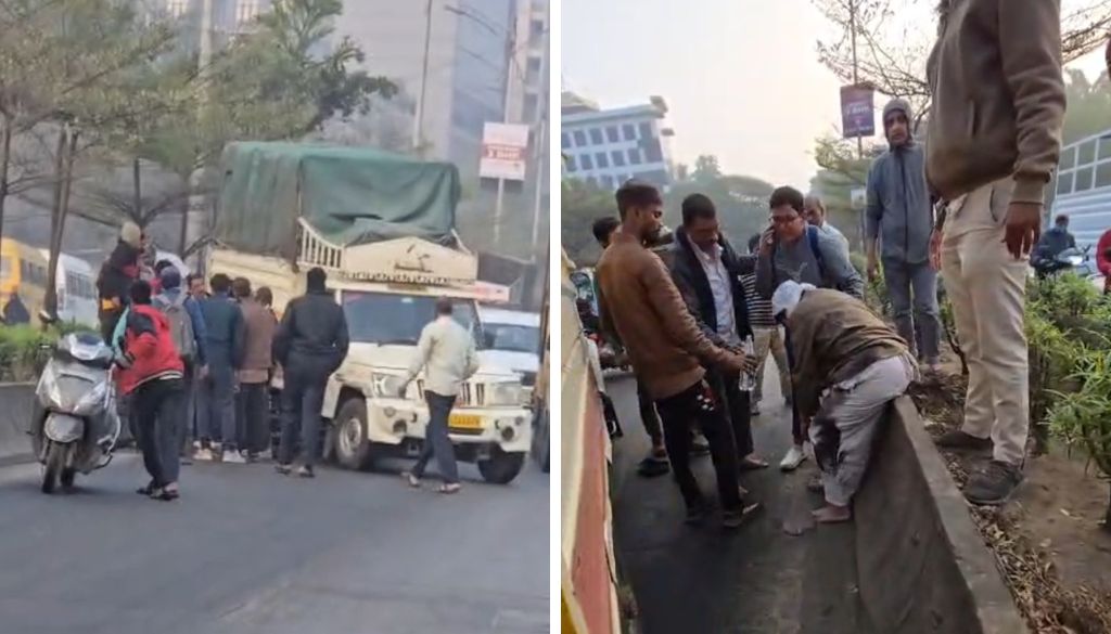 Pune: Woman Injured in Road Accident Caused by Oil and Grease Spill at ...