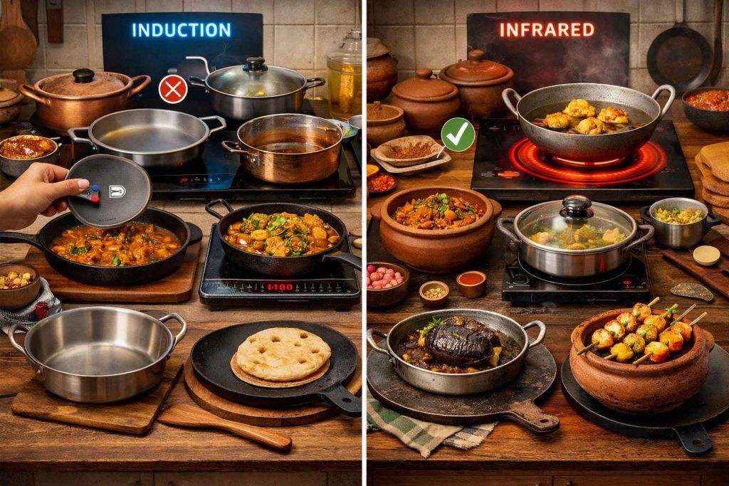 Induction vs Infrared: Which Cooktop Is Better for Indian Cooking ...