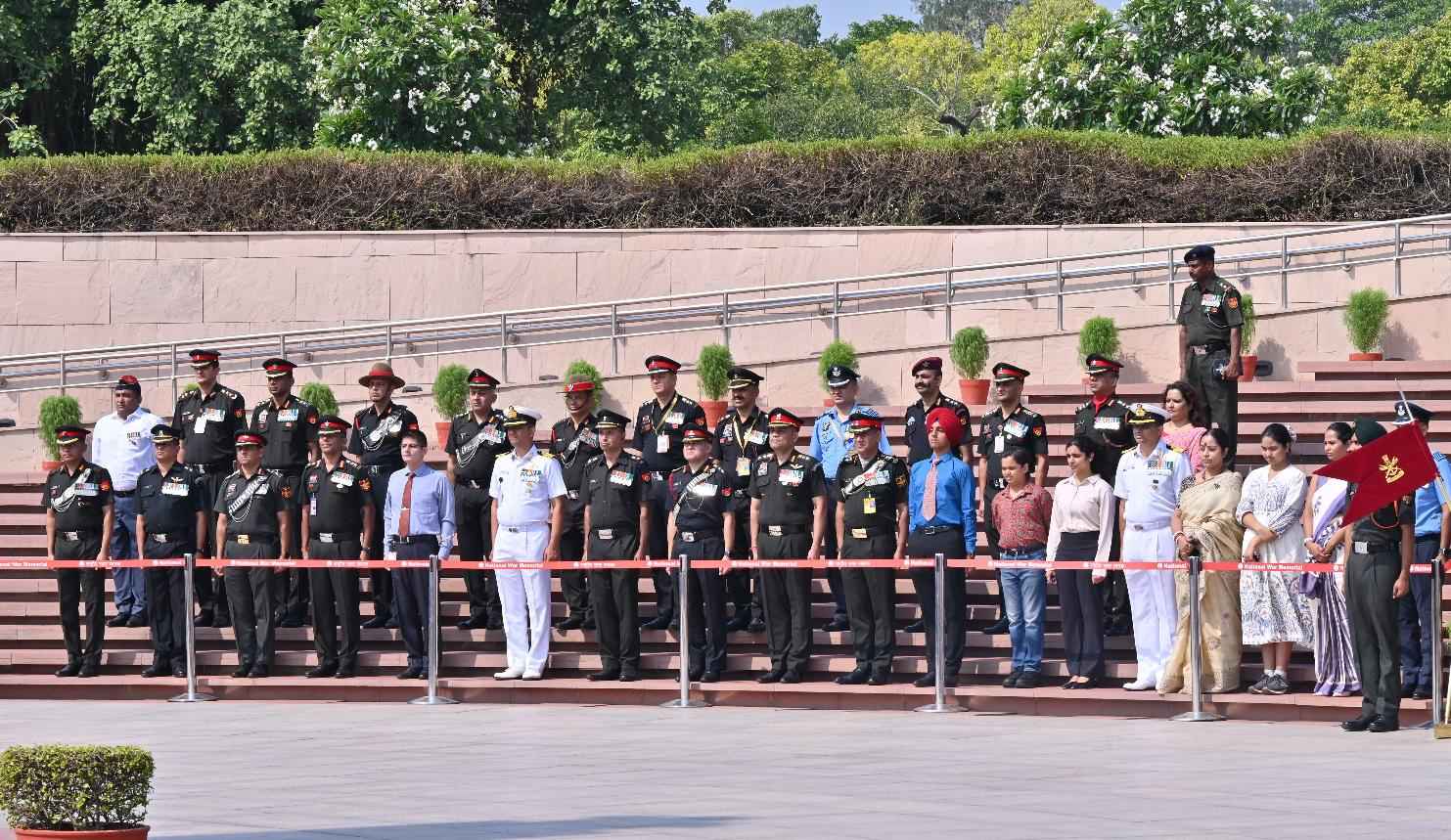 100th NDA Course Officers Mark Silver Jubilee with Wreath Laying ...